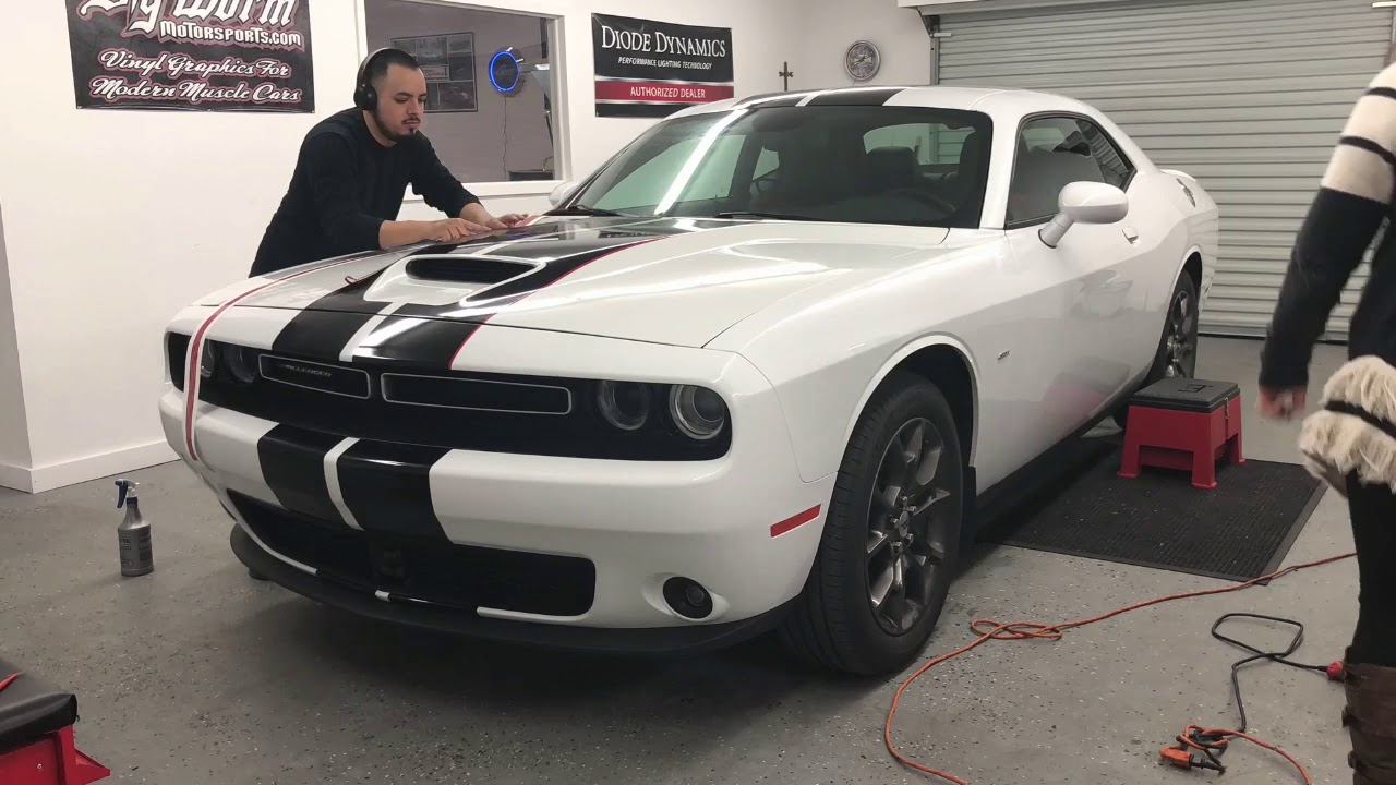 2019 Challenger GT/ RT/Scat pack full length stripes - YouTube