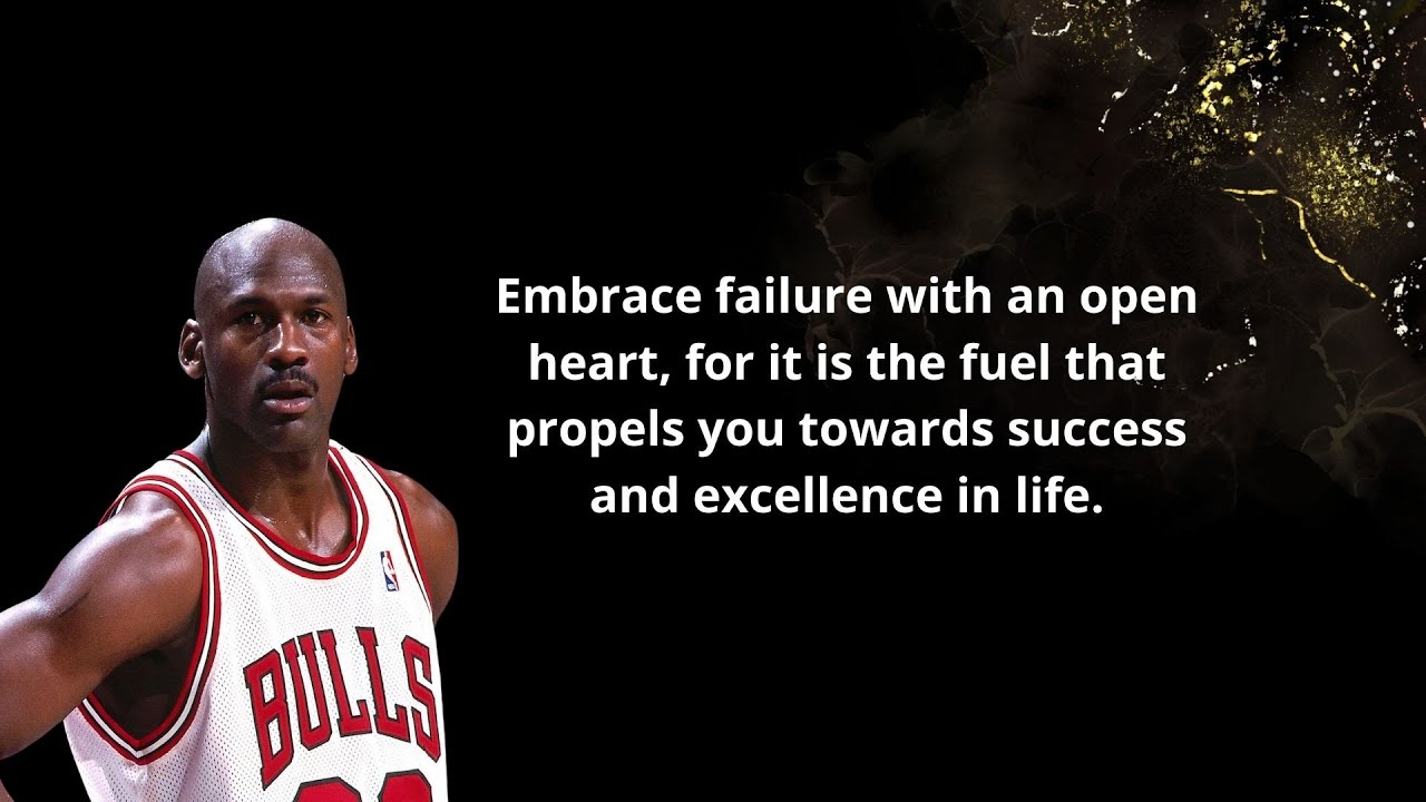 Michael Jordan's famous quote which makes me fearless of failure - YouTube