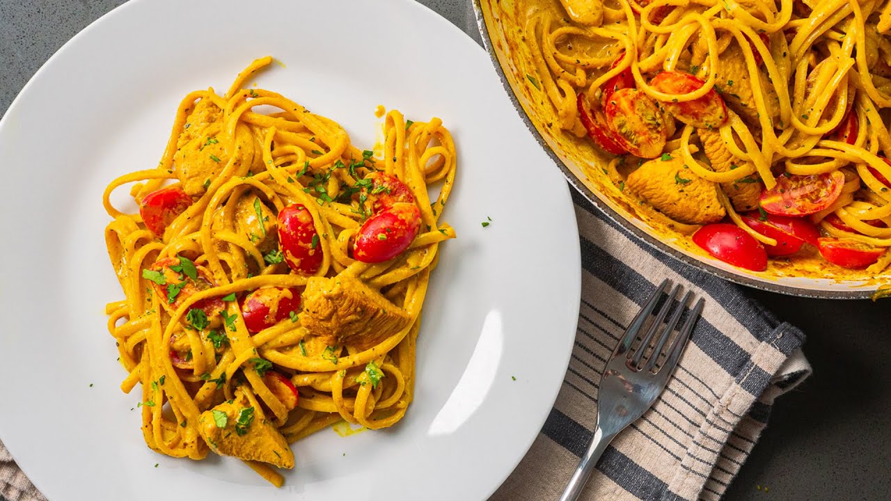 Chicken Curry Spaghetti - YouTube