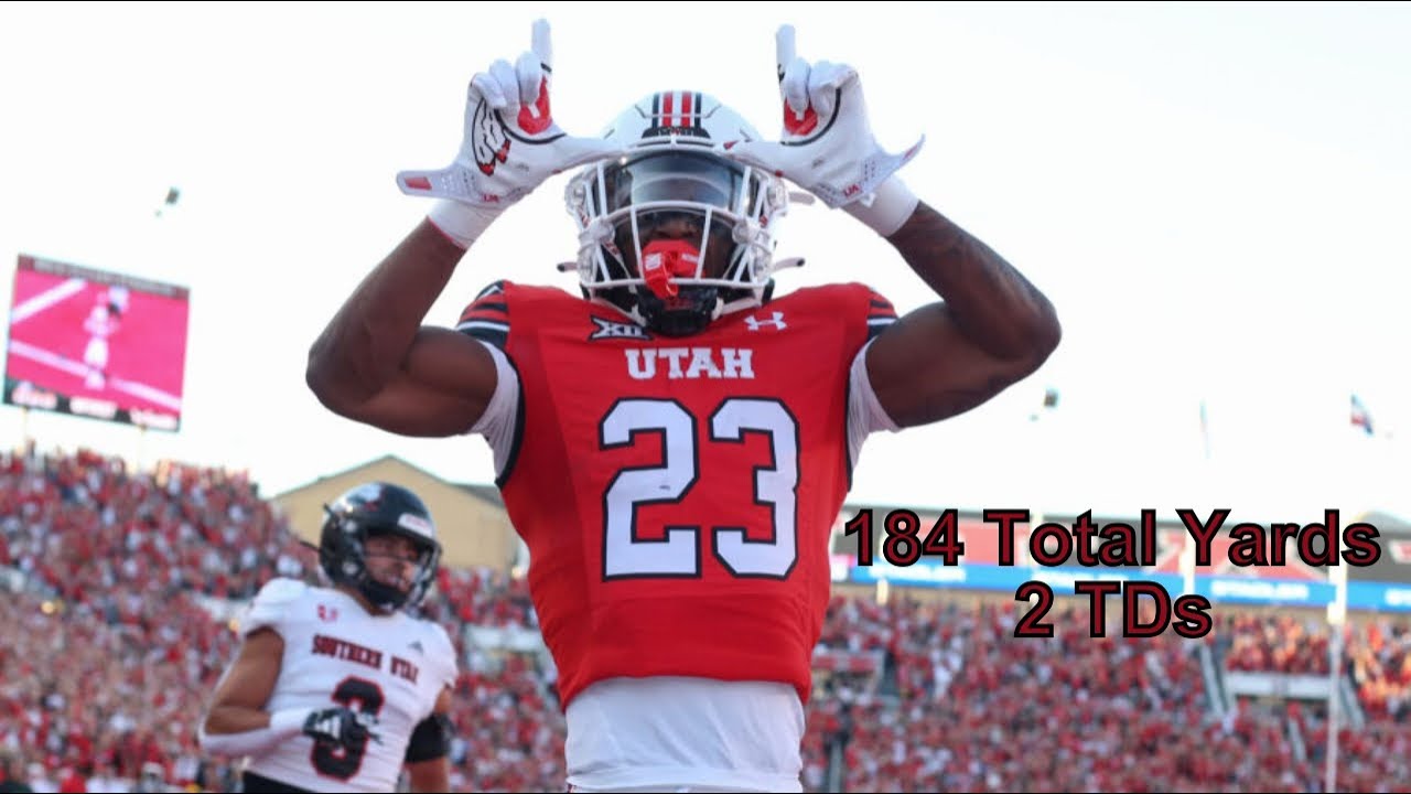 Dijon Stanley highlights vs Southern Utah | CFB 2024 - YouTube