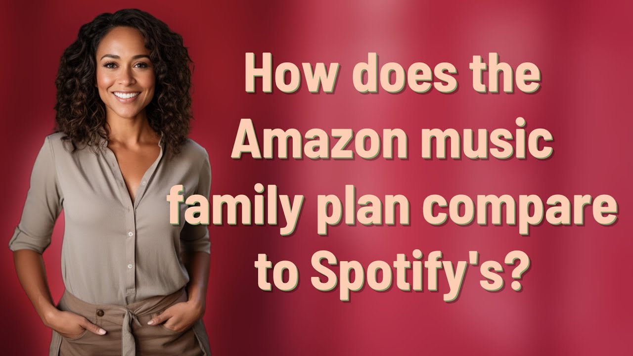 How does the Amazon music family plan compare to Spotify's? - YouTube