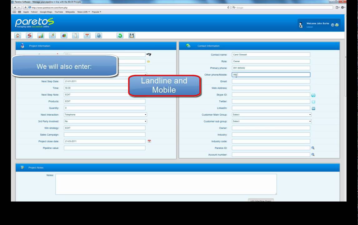 Creating your first customer record - YouTube