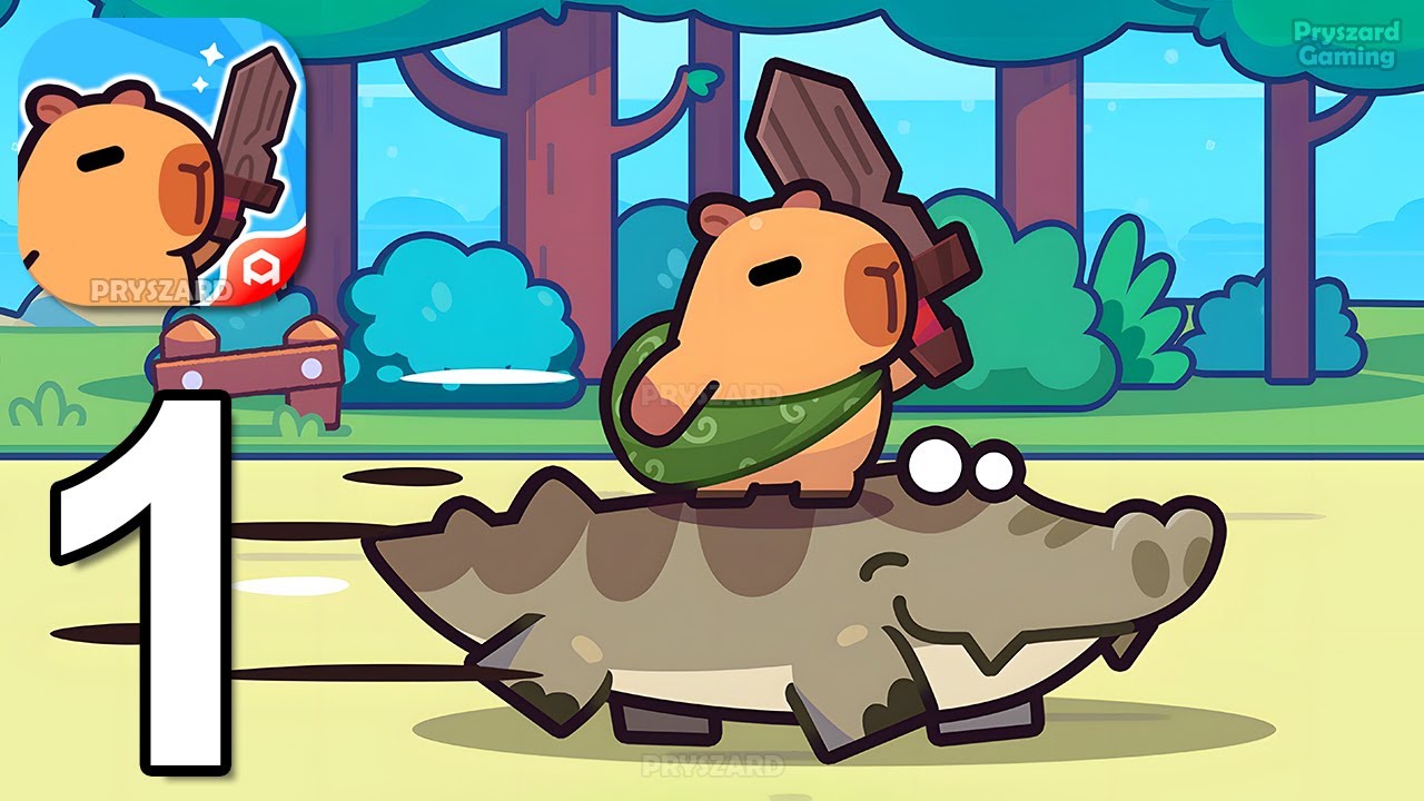 Capybara Go! - Gameplay Walkthrough Part 1 Idle Defense RPG (iOS ...