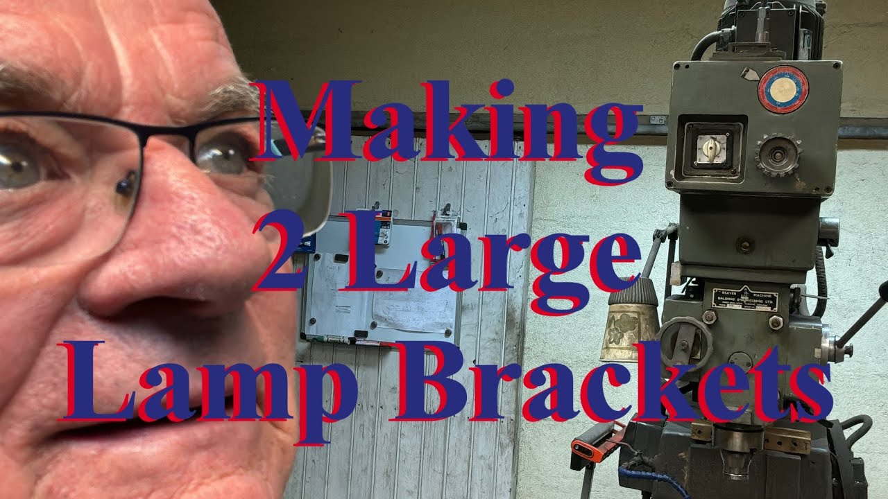 Making 2 Large Lamp Brackets - YouTube