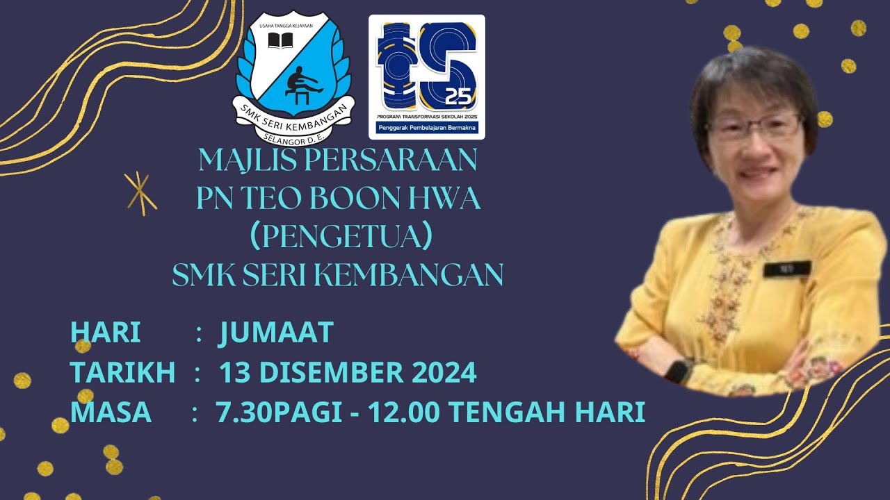 MAJLIS PERASAAN PN TEO BOON HWA (13/12/2024) - YouTube