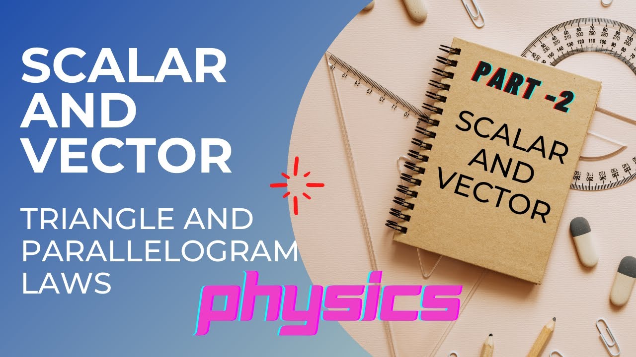 SCALAR AND VECTOR || CLASS-11 || PART-2 || TRIANGLE AND PARALLELOGRAM ...