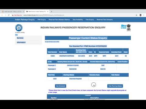 How to Post PNR for Prediction in India Rail Info - YouTube