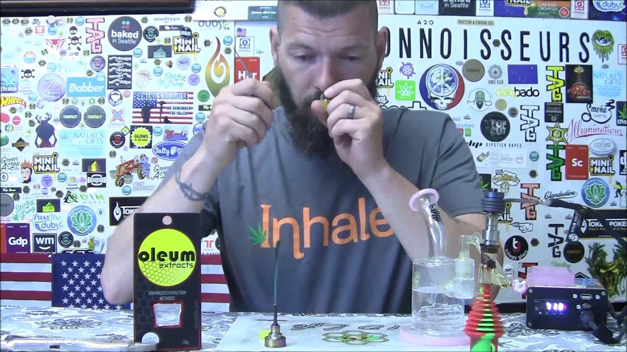 Oleum Extracts "Extreme Cream" Cannabis Honey Crystal Review - YouTube