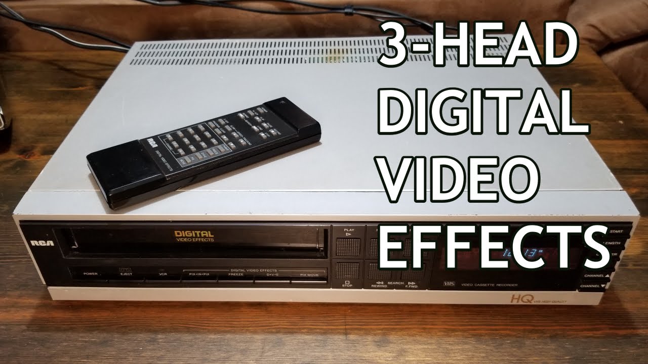 1987 VCR with Digital Video Effects (RCA VMT-400) - YouTube