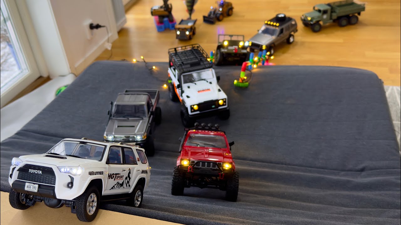 RC cars, Obstacle Climbs test - YouTube