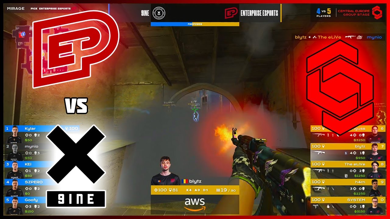 Enterprise vs 9INE | CCT Central Europe Series 3 - HiGHLiGHTS | CSGO ...