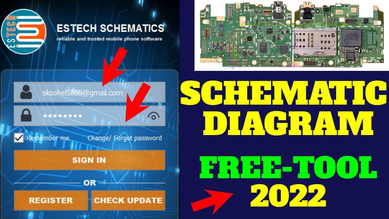 Estech Schematic Diagram Tool Free 2022 - YouTube