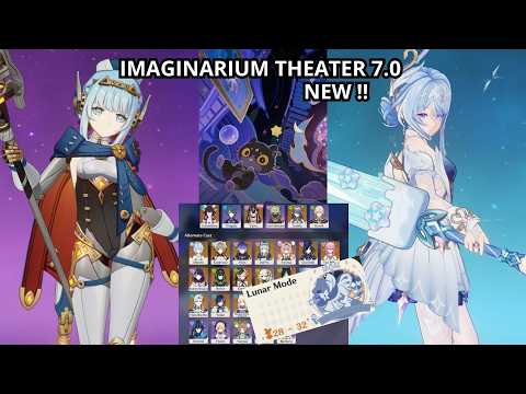 NEW ENEMY !! Imaginarium Theater Act 1 - Act 12 Lunar Mode Full Run | Genshin Impact 7.0