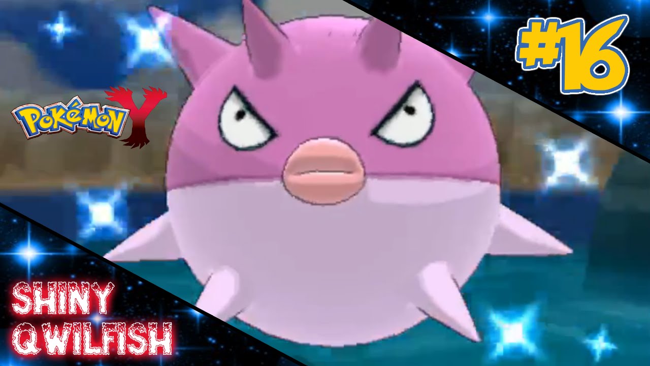 [LIVE] Shiny Qwilfish in Y after 5 Fish Chain! - YouTube
