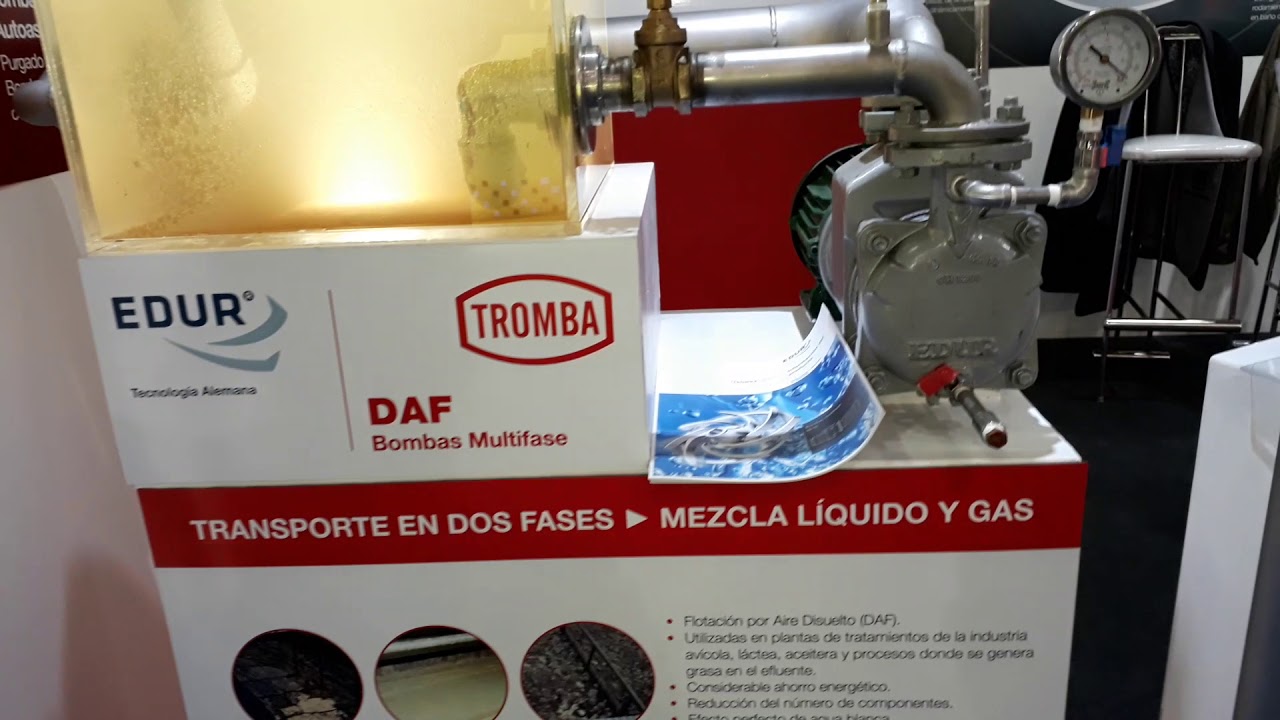 Edur pumps how can produce white water efect by DAF - YouTube