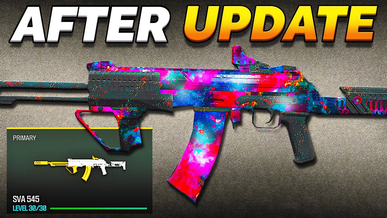 new SVA 545 LOADOUT is *META* in WARZONE 3 after UPDATE! 😍 (Best SVA ...
