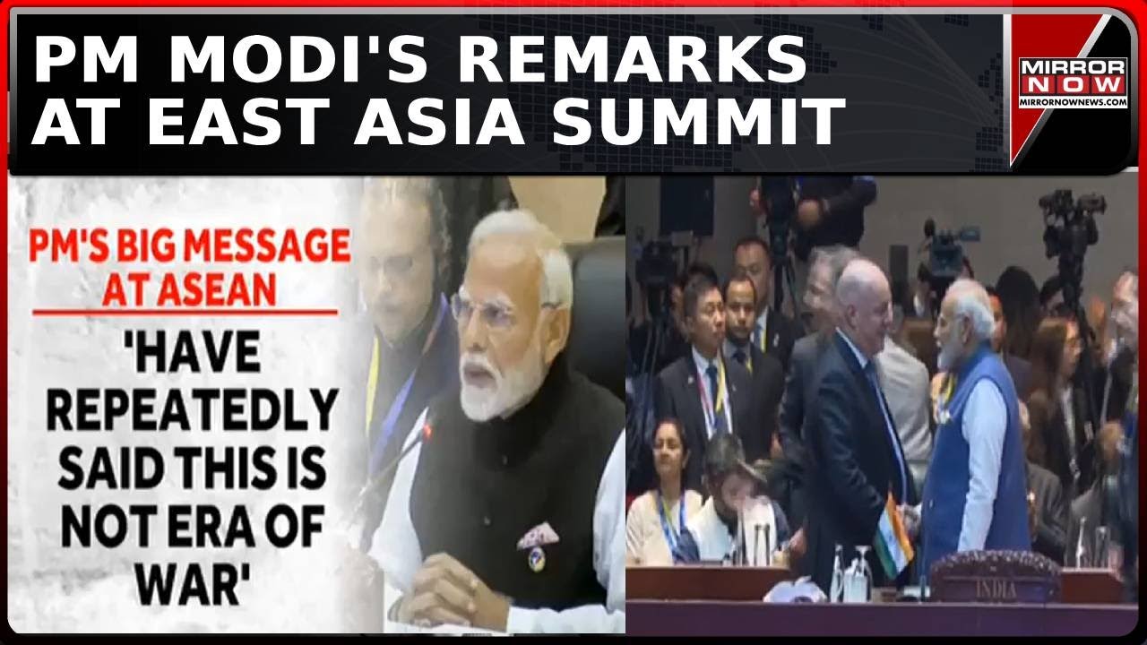 PM Modi's Big Message At ASEAN Summit; Reiterates 'Not A Time For War ...