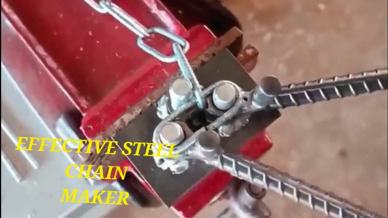 Instructions for #Making a Super Simple and Effective Steel Chain Maker ...