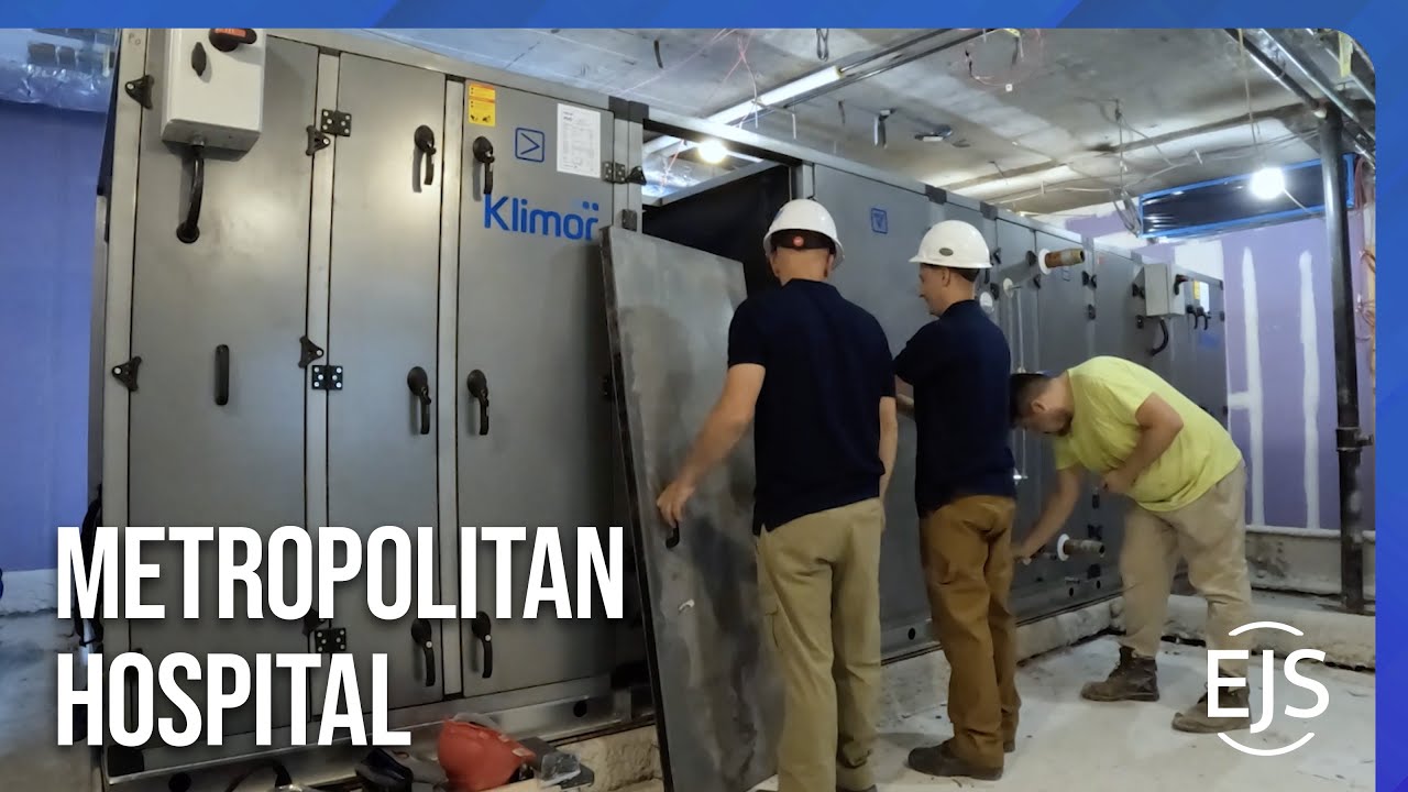 Klimor Air Handling Unit Field Assembly | Metropolitan Hospital NYC ...