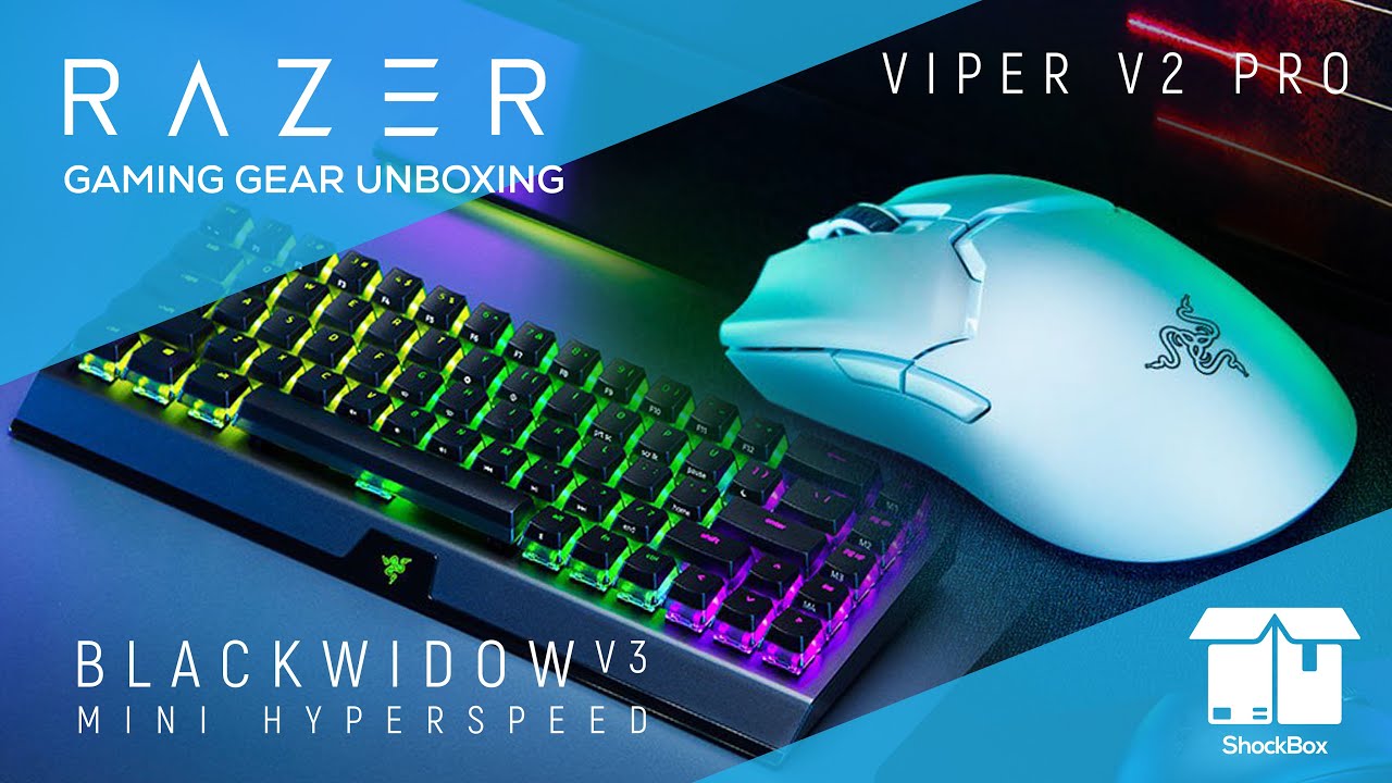 SBM Unbox the Razer BlackWidow V3 Mini-Hyperspeed Gaming keyboard ...