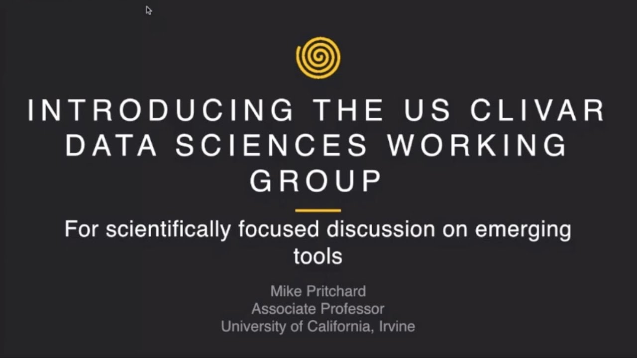 Big Data and Machine Learning for Climate Science - YouTube