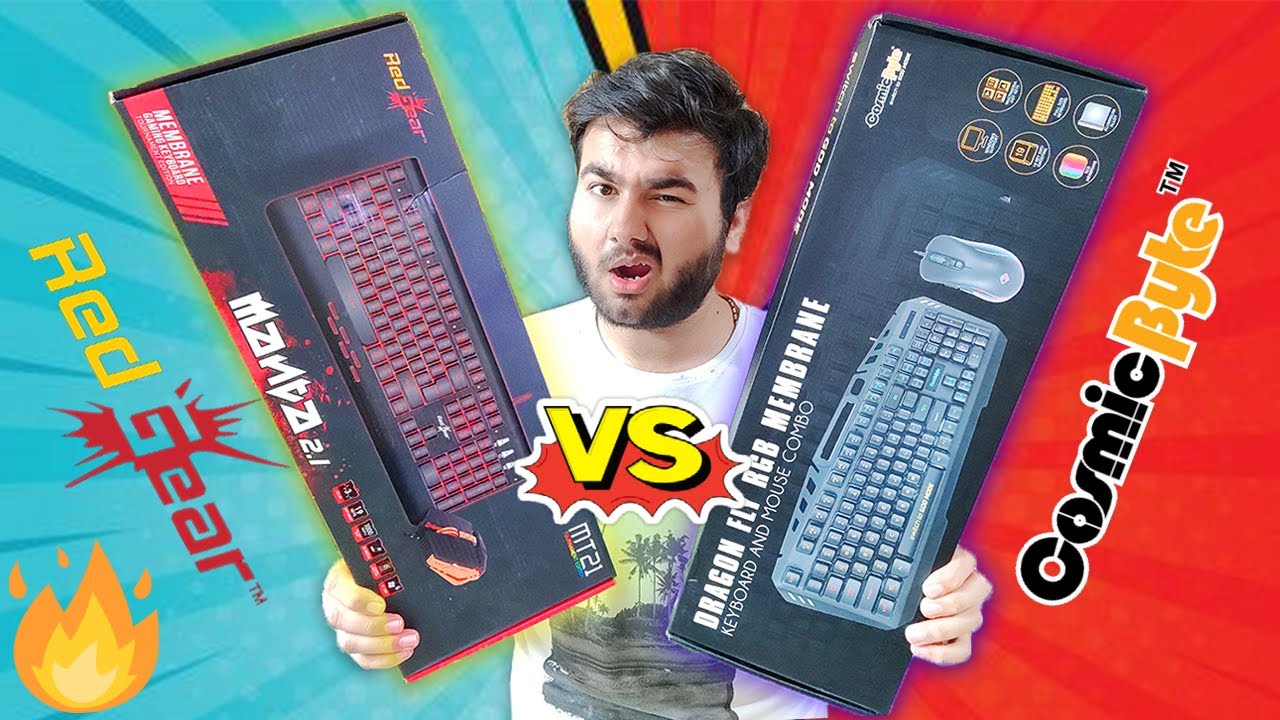 RedGear Manta MT21 Vs Cosmic Byte DragonFly Combo - Full Comparison🔥 ...
