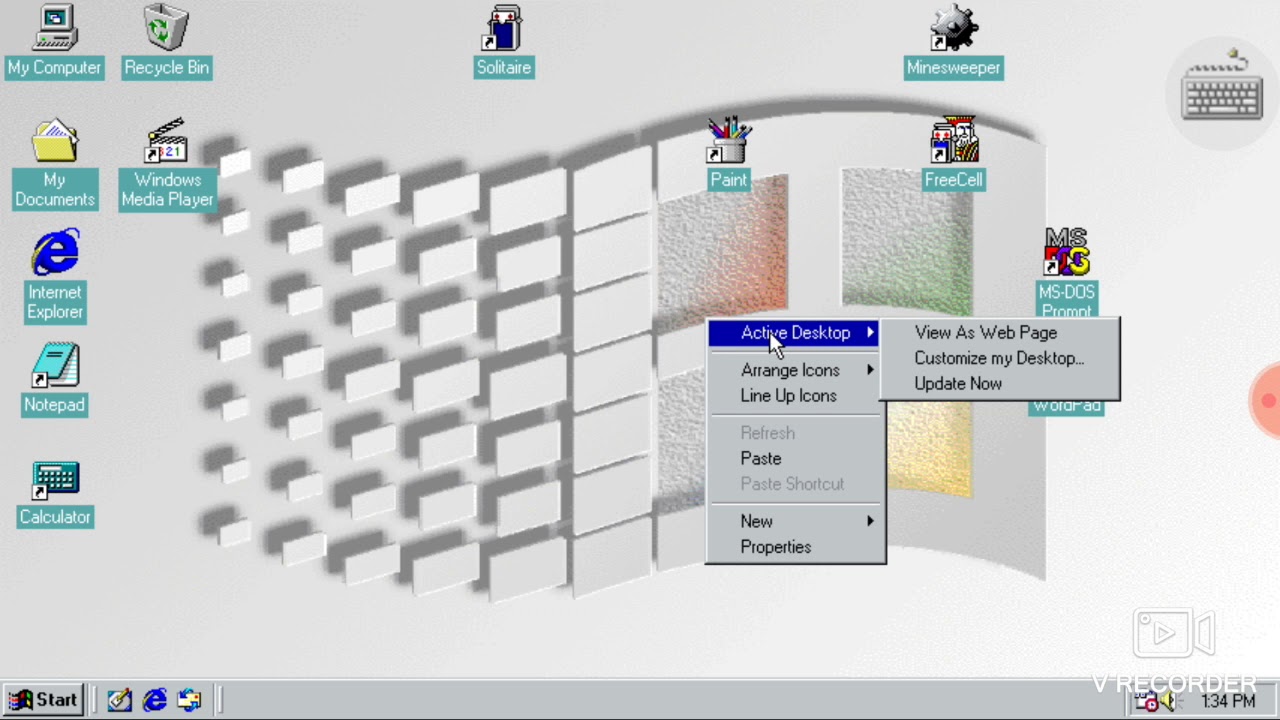 Win 98 simulator gameplay - YouTube