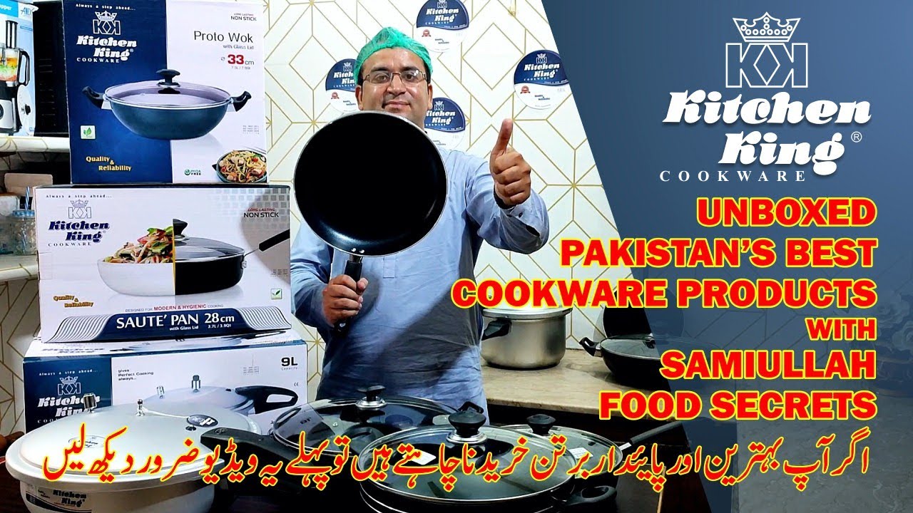 Kitchen King Non Stick Cookware Unboxing and Review | Best Cookware Set ...