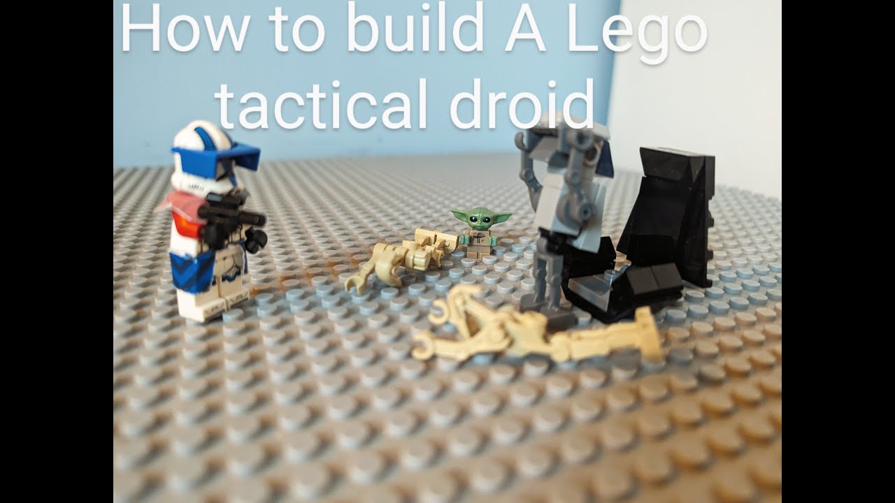 How to build A Lego Tactical Droid From Star wars the clone wars tv ...
