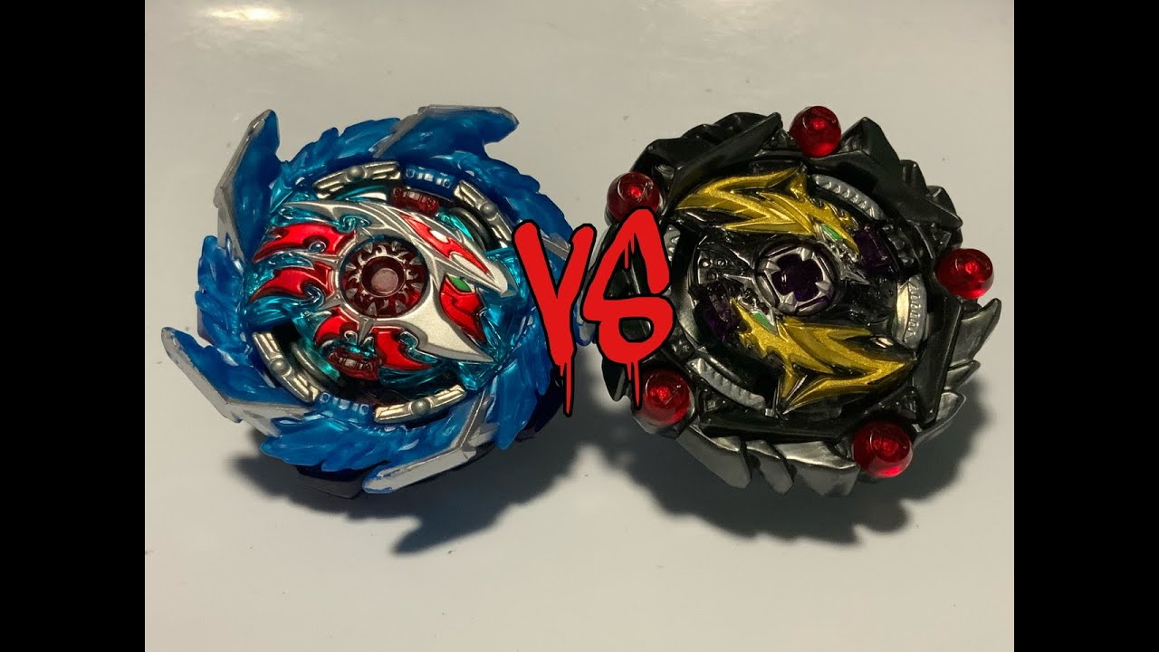 BEYBLADE BURST SPARKING CURSE SATAN VS KING HELIOS - YouTube