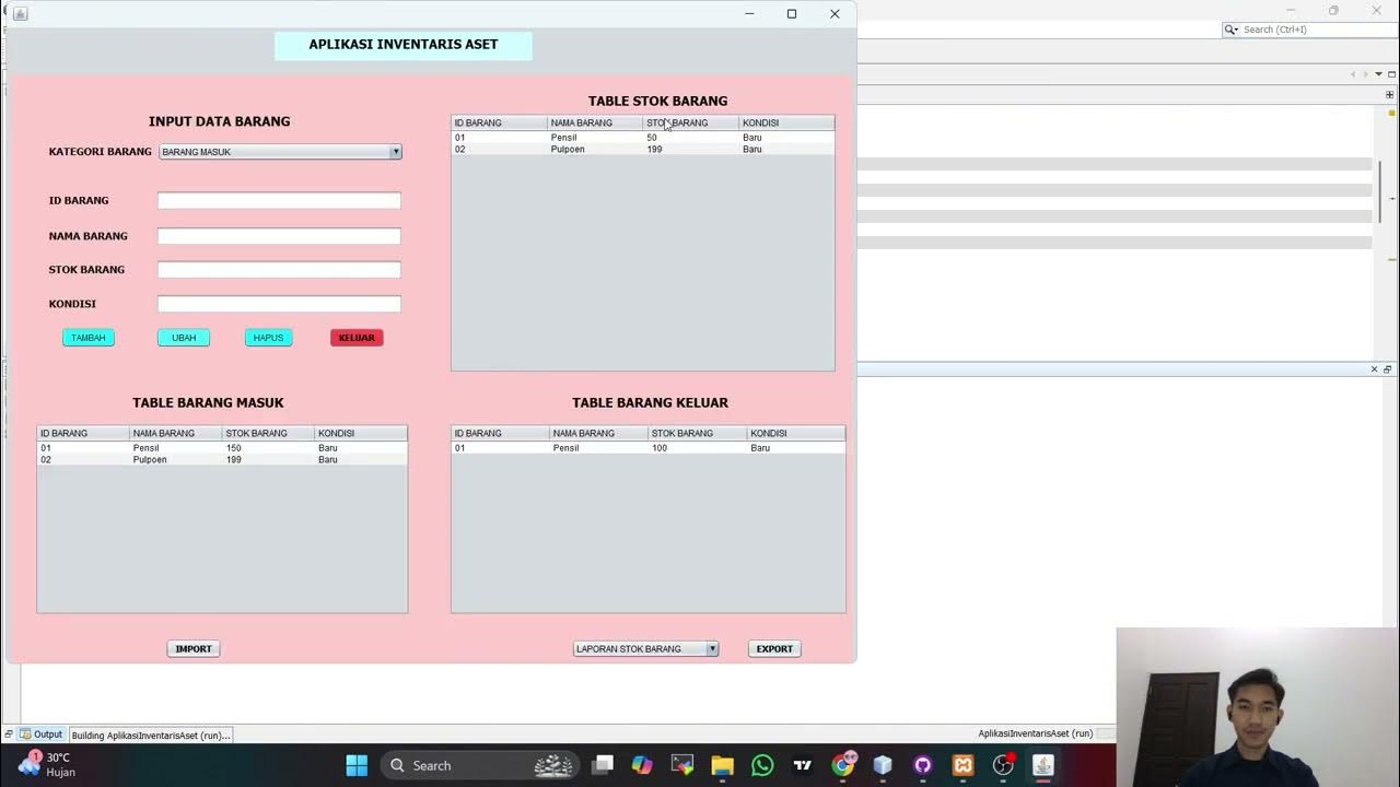 UAS PBO2 APLIKASI INVENTARIS ASET - YouTube