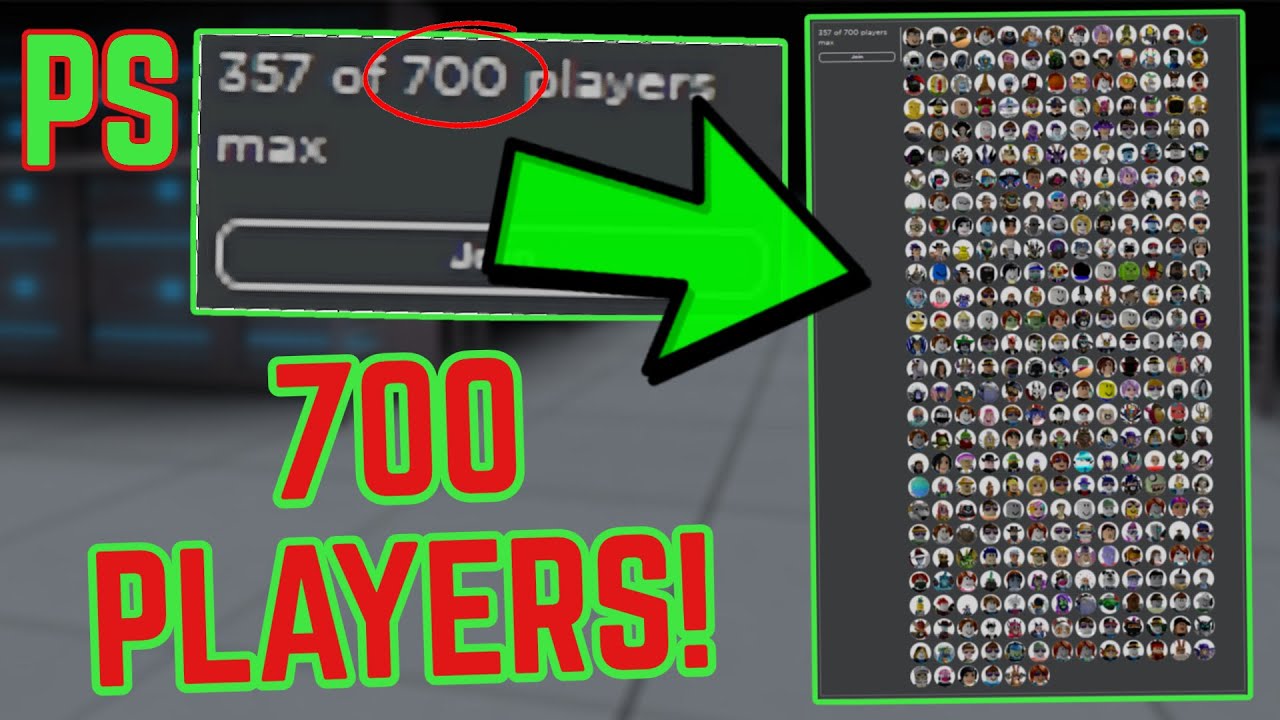 New 700 Player Servers Coming To Roblox? Roblox Servers With 700 ...