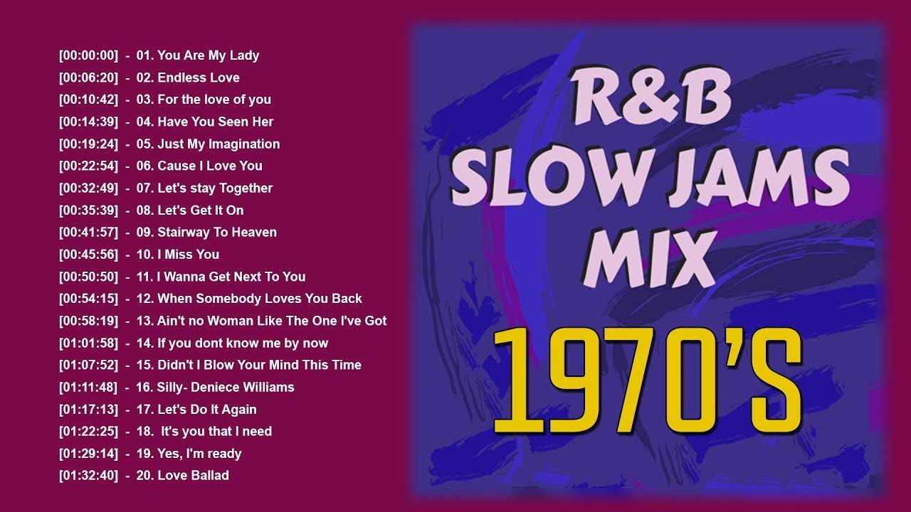 R&B 70's Slow Jams Playlist - R&B Slow Jams Of The 70s - Best Old ...