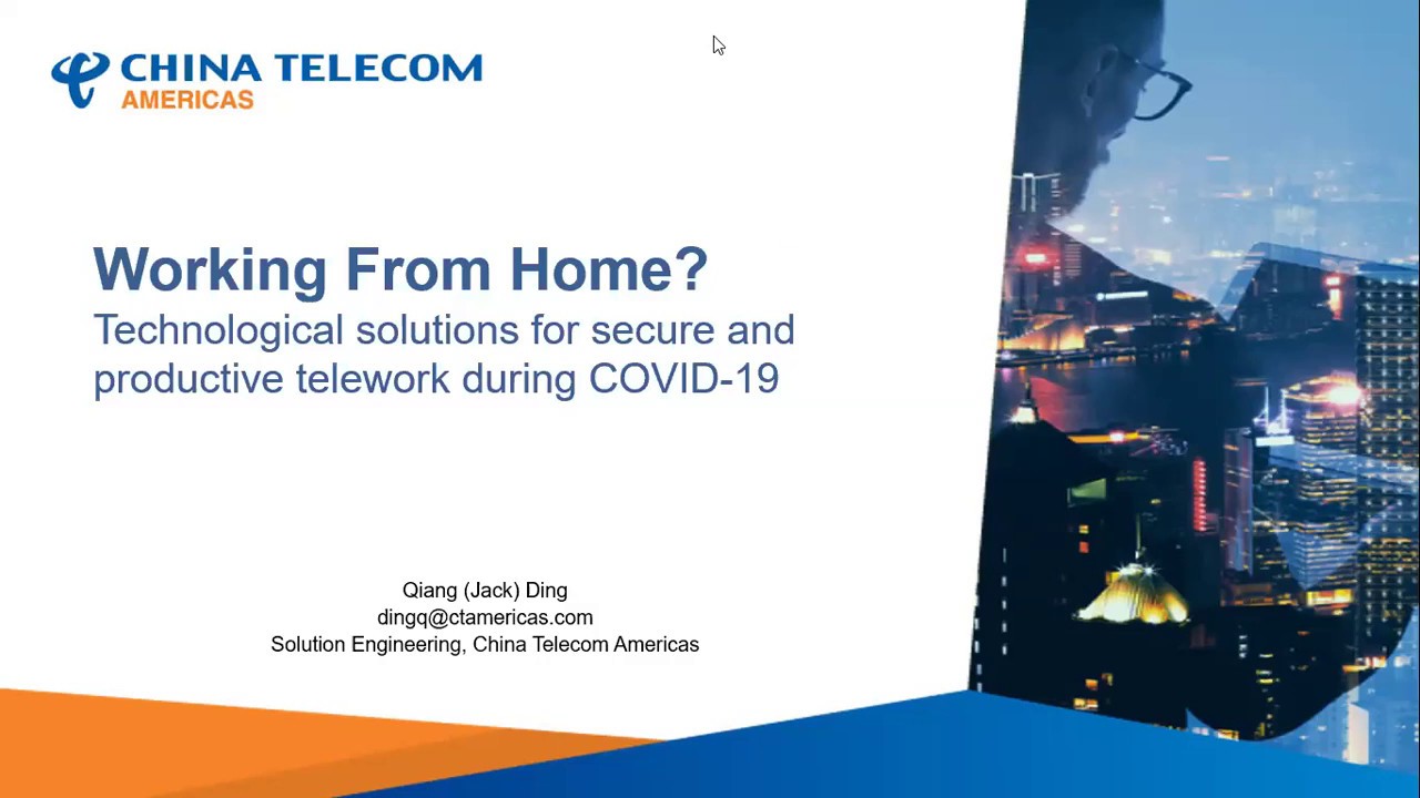 Tech Solutions for Secure & Efficient Telework during COVID-19 - YouTube