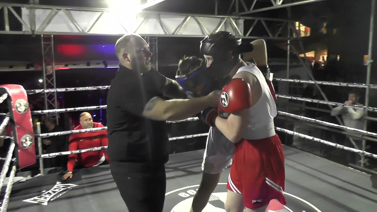 Didcot Boxing Academy Mayhem at the Marlborough Bout 5 Kieran Colville ...