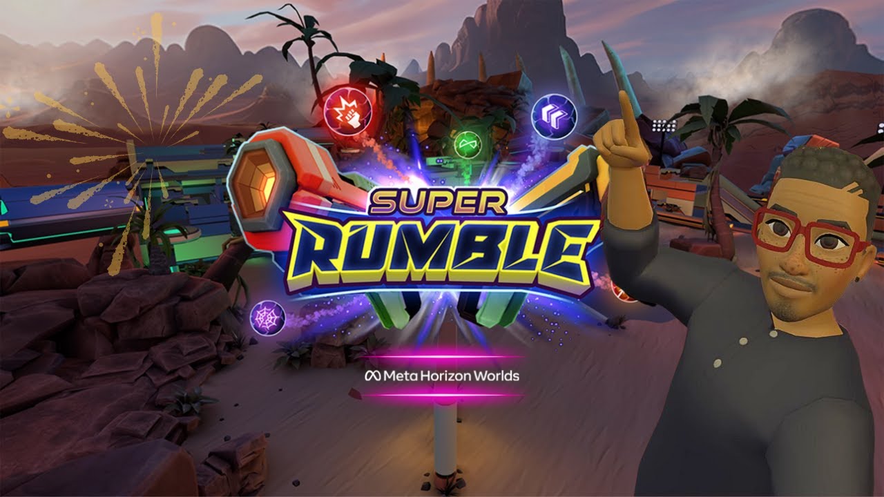 Super Rumble PvP Gameplay | @meta Horizon Worlds | @MetaQuestVR - YouTube