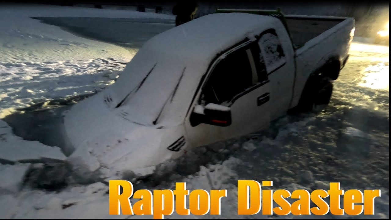 Ford Raptor Ice Recovery: One of Our Toughest Rescues - YouTube