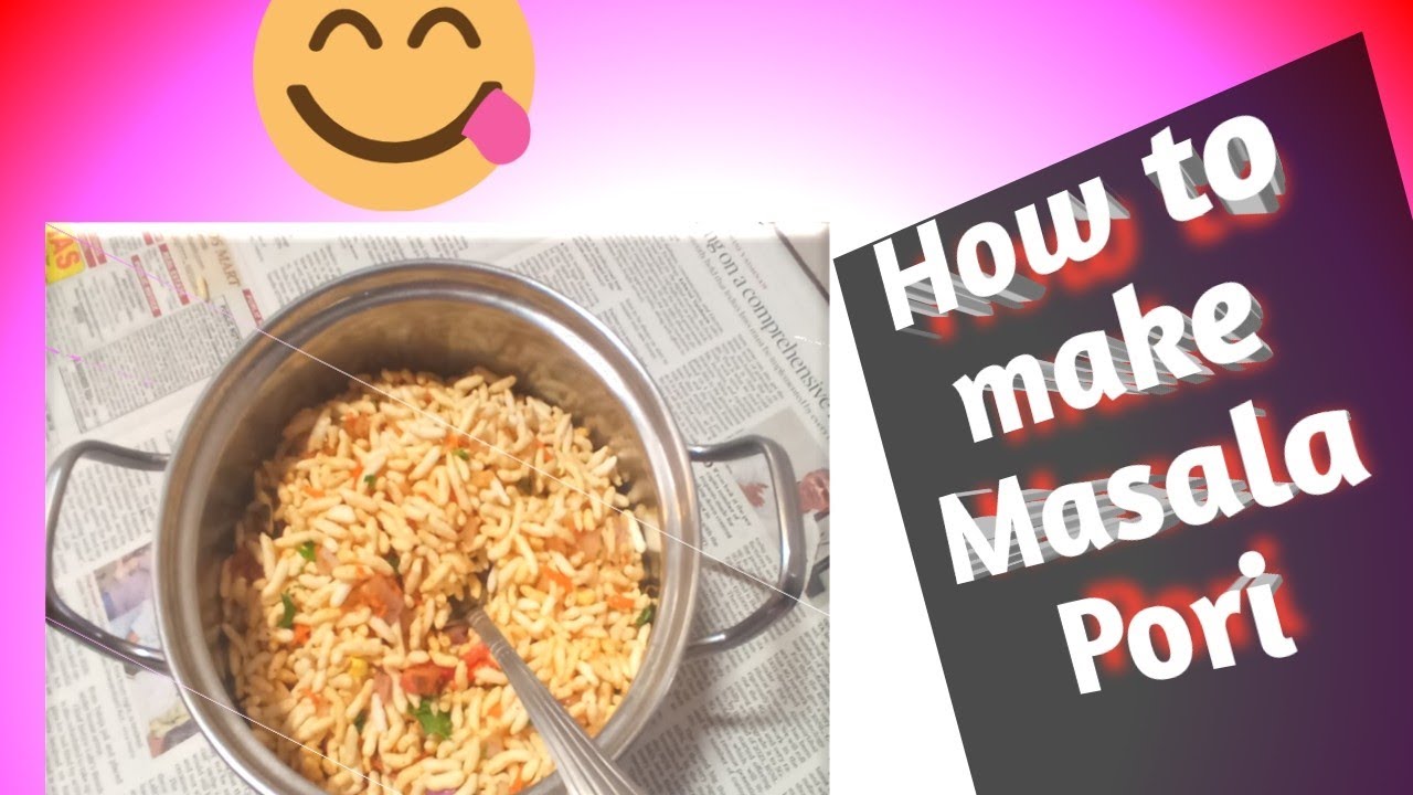 How to make Masala Puffed Rice/ Masala Pori Easy 😋😋 - YouTube