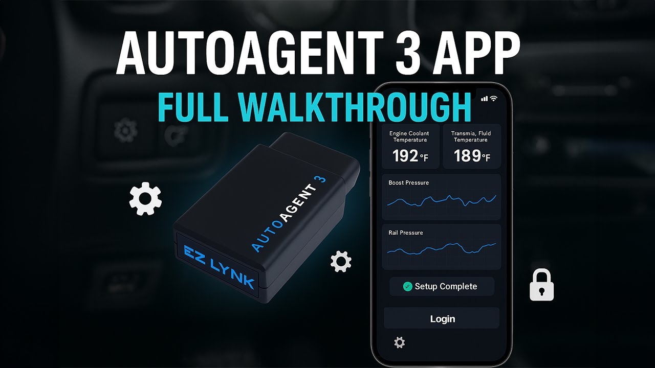 EZ LYNK Auto Agent 3 App Walkthrough | FULL Setup, Dashboard, Functions ...