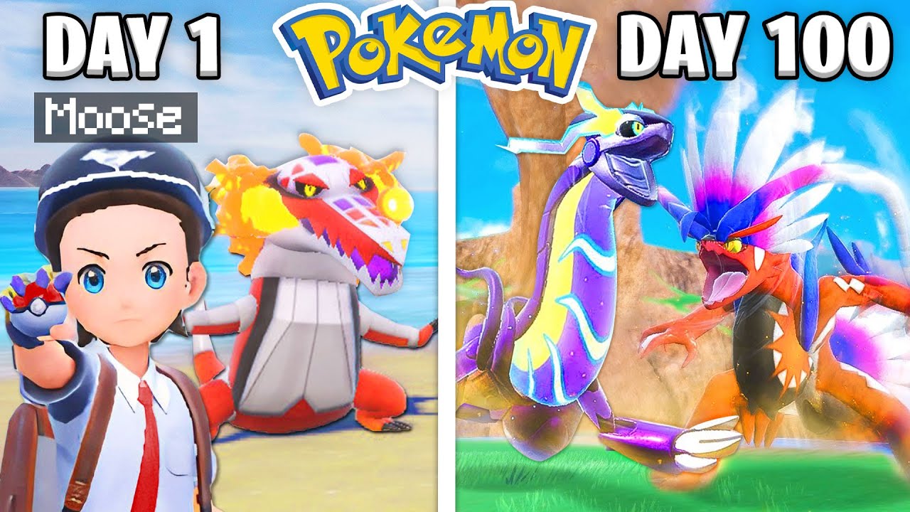 I Survived 100 DAYS in POKEMON MOVIE! - YouTube