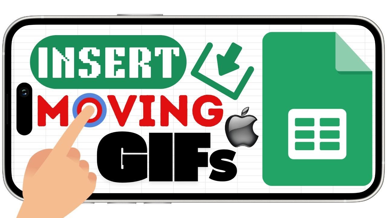 How to Insert a Moving GIF in the Google Sheets App (iPhone) - YouTube