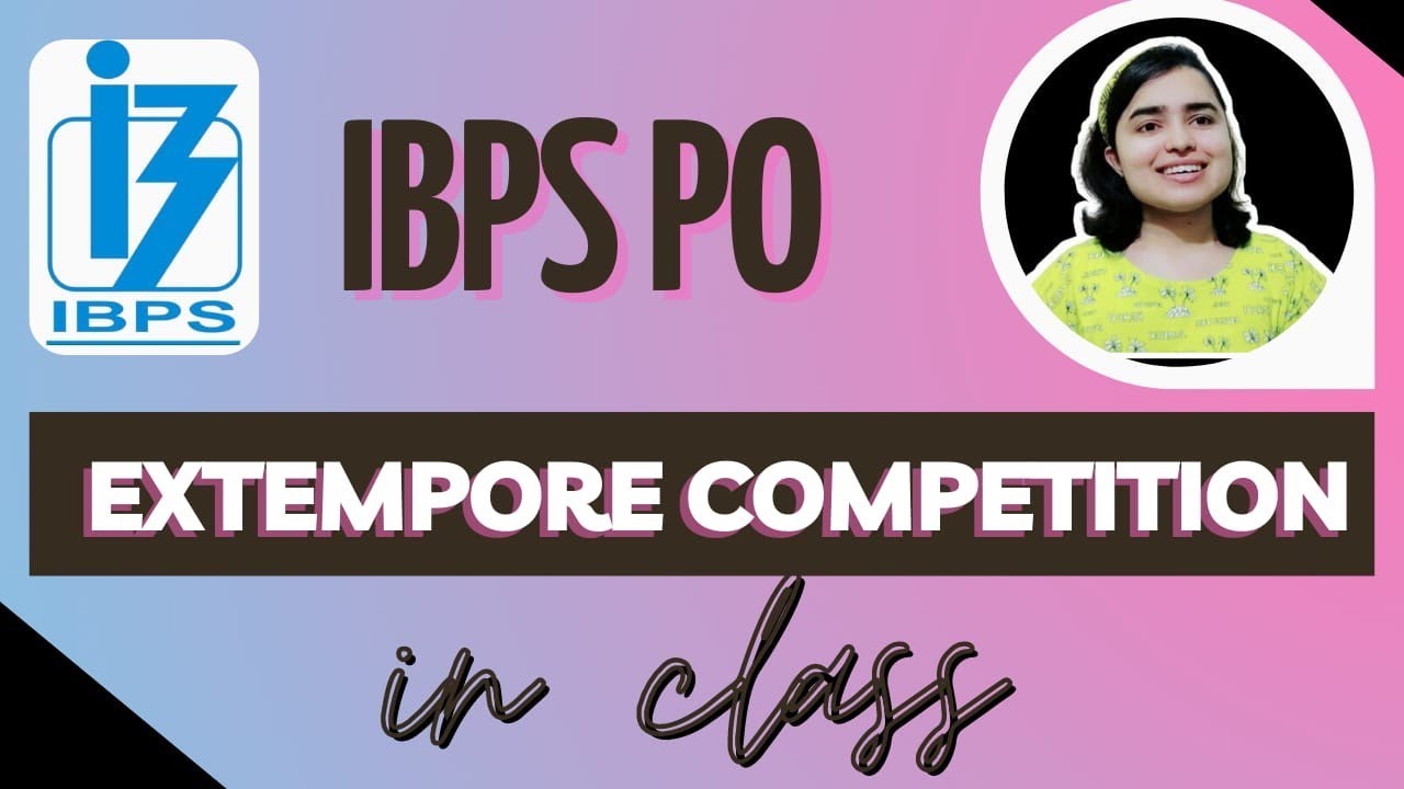 Extempore competition in Class | Shivani keswani - YouTube
