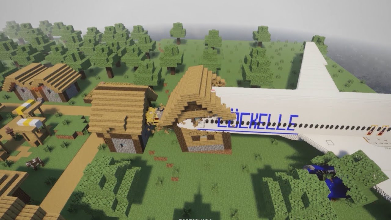 Realistic Minecraft Plane Crashes #4 Teardown - YouTube