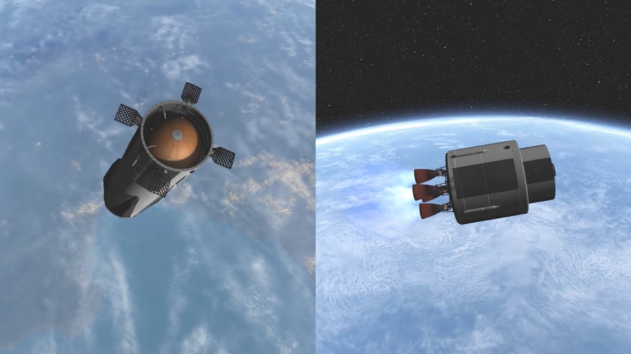 Return-to-launch-site first stage recovery (auto-pilot) in Kerbal Space ...