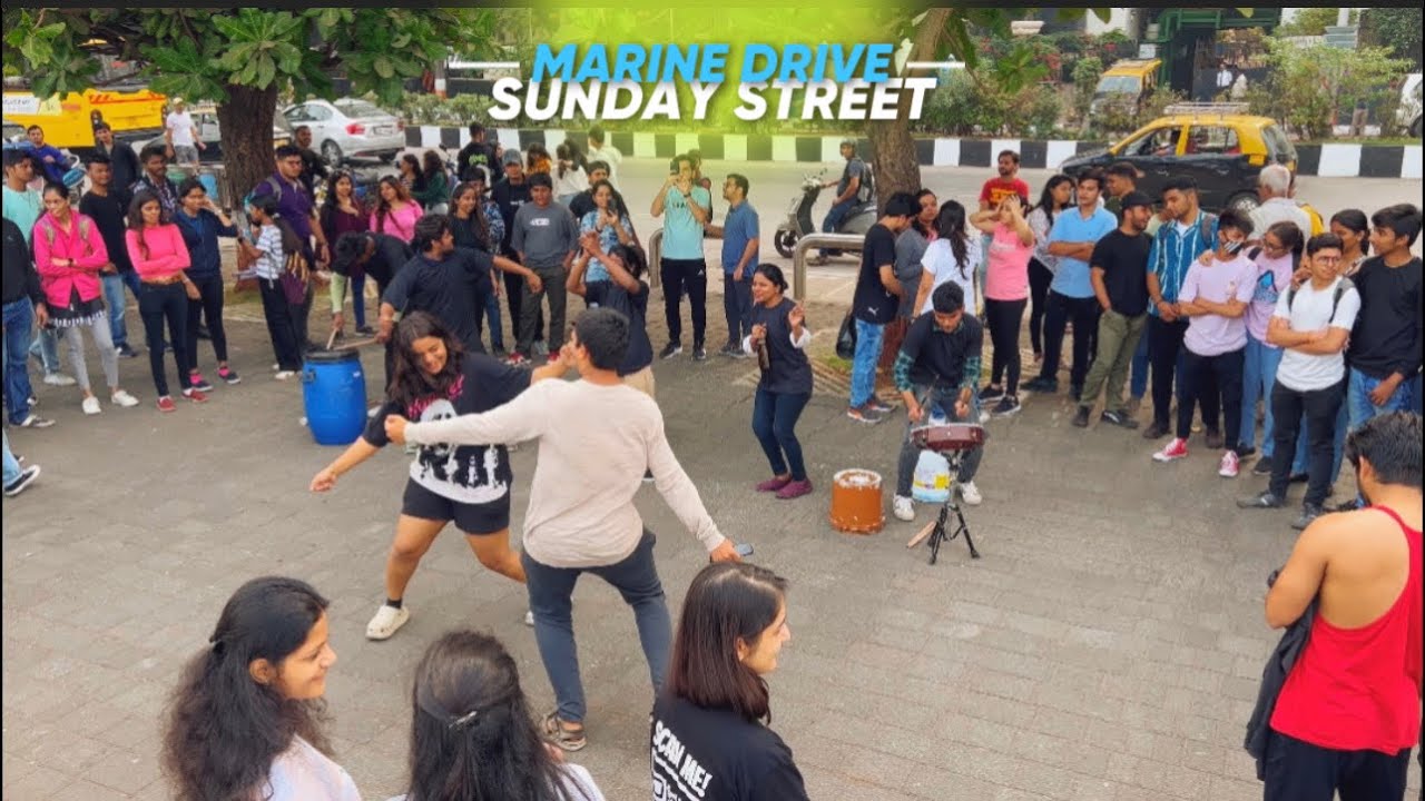 Sunday Street at Marine Drive - 4K | Fun Filled Mornings Every Sunday ...