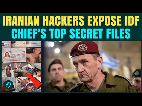 19,000 Files EXPOSED! Iranian Hackers Leak IDF Chief Halevi’s Photos, Videos, Military Secrets