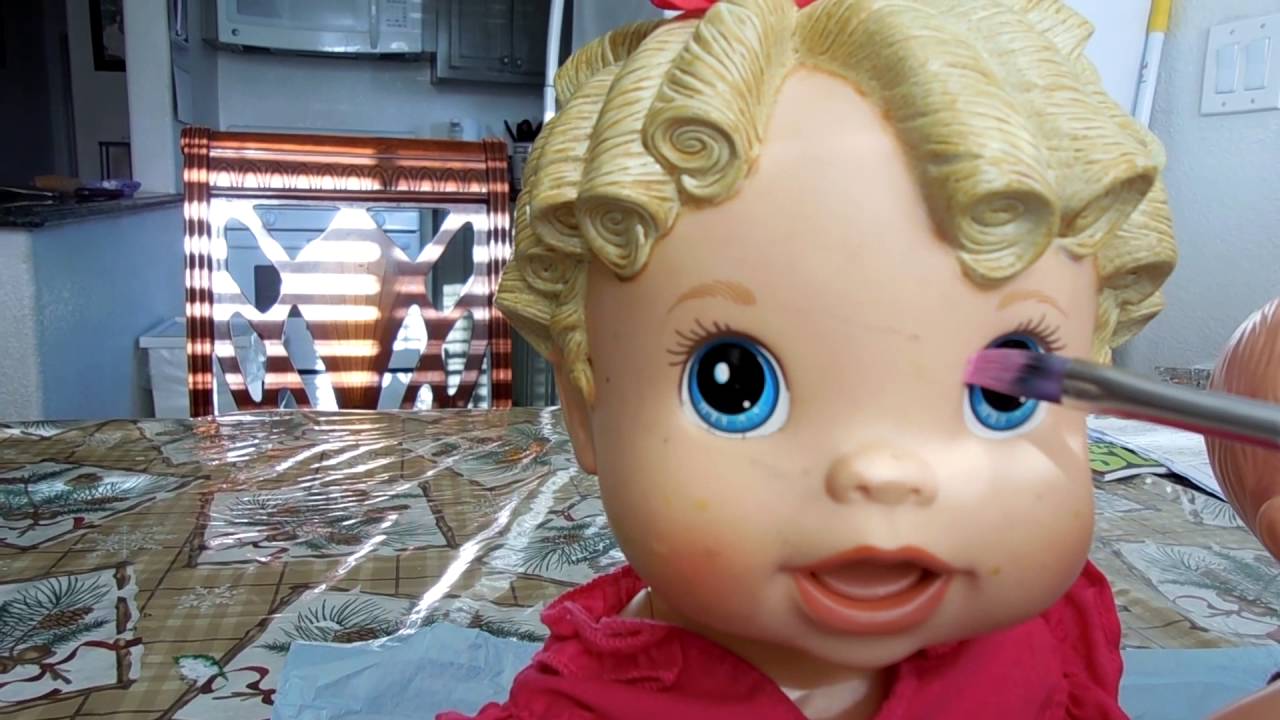 Face Painting Baby Alive Dolls! Part 1 - YouTube