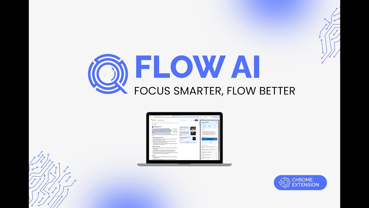 Demo Video: Flow AI - Chrome Extension for Focus and Productivity - YouTube