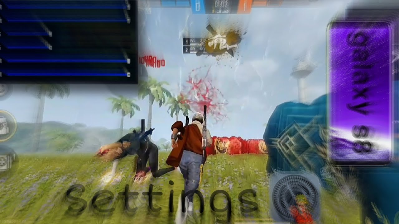 Best Settings⚙Samsung Galaxy S8📲 DPI + HUD | Free Fire Highlights🔥🚀 ...