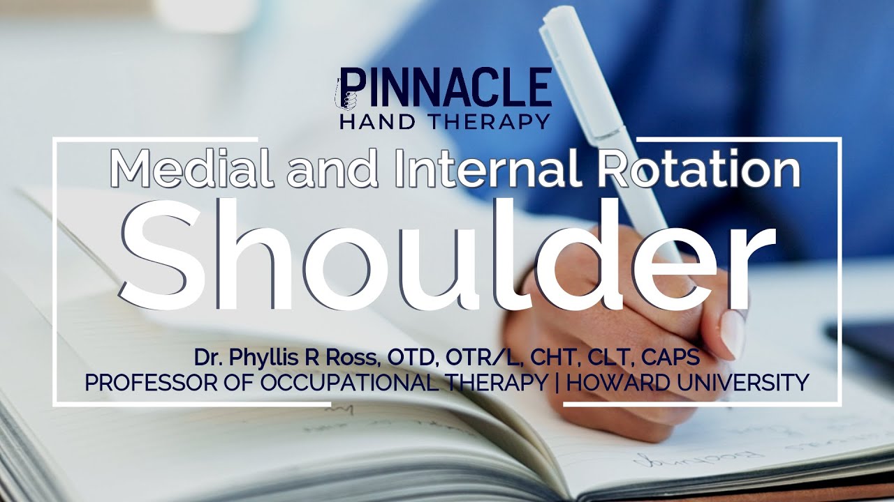 Shoulder Medial Internal Rotation - YouTube